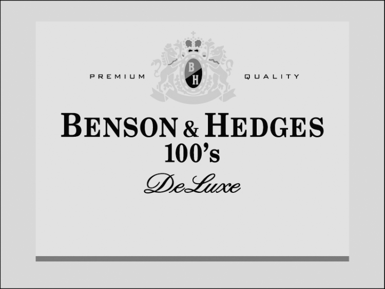 Canadian Trademarks Details: Benson & Hedges Deluxe 100's & Design ...